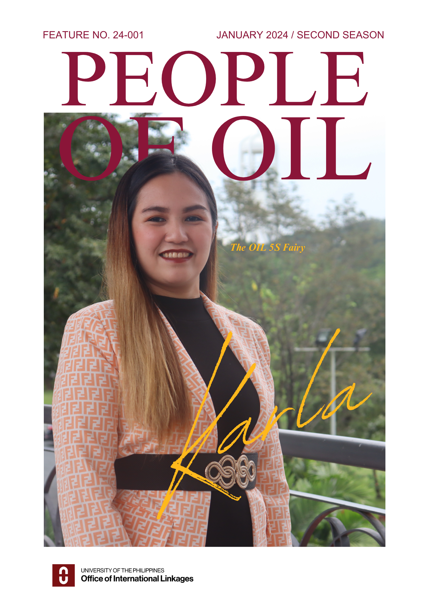 POOF 2024-001 Ms. Karla Mae T. Punay – UP Office of International Linkages