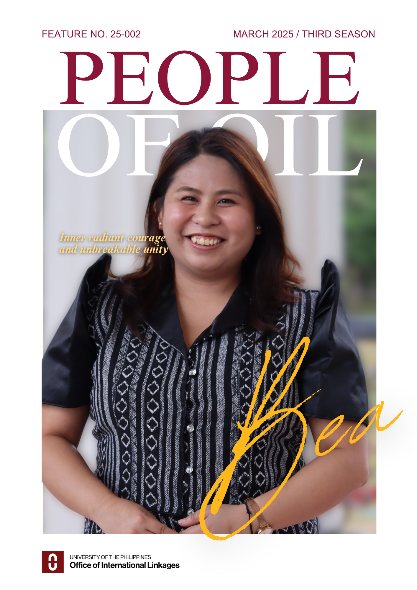 POOF 2025-002: Ms. Bea Patricia Devesa – UP Office of International ...
